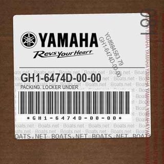 YAMAHA OEM PACKING, LOCKER UNDER - GH1-6474D-00-00 | Boats.net