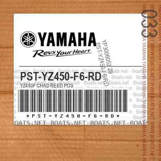 YAMAHA OEM YZ450F CHAD REED POS - PST-YZ450-F6-RD | Boats.net
