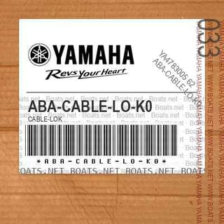 YAMAHA OEM CABLE-LOK - ABA-CABLE-LO-K0 | Boats.net