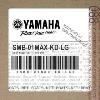 YAMAHA OEM RED MAX GTL GLV KIDS - SMB-01MAX-KD-LG | Boats.net