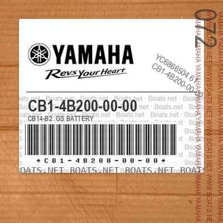 YAMAHA OEM CB14-B2 GS BATTERY - CB1-4B200-00-00 | Boats.net
