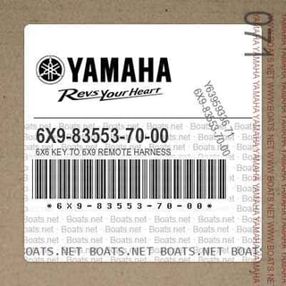 YAMAHA OEM 6X6 KEY TO 6X9 REMOTE HARNESS - 6X9-83553-70-00 | Boats.net