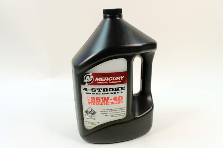 Mercury 8M0078630 - ENGINE OIL 25W40 SYNTHETIC BLEND GALLON | Boats.net