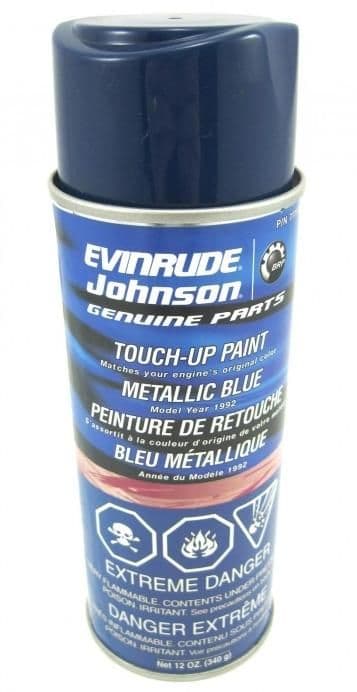Evinrude 0777175 - METALLIC BLUE SPRAY PAINT 11.5OZ. | Boats.net