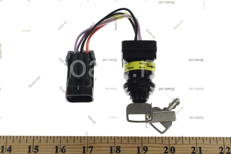 Mercury 897716K01 - Key Switch 3 Position 6 Wire Connector | Boats.net