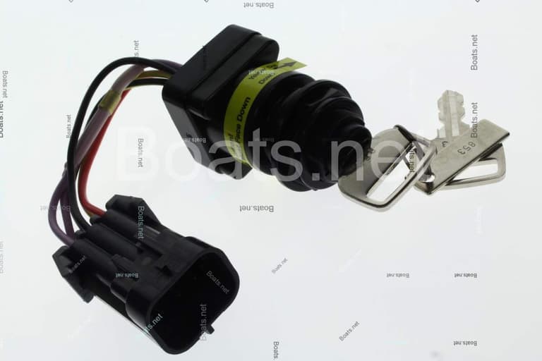 Mercury 897716K01 - Key Switch 3 Position 6 Wire Connector | Boats.net