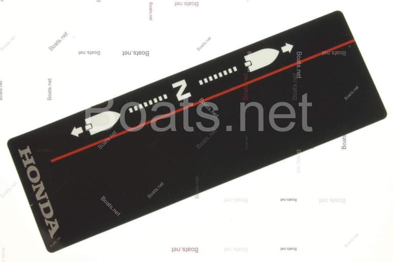 Honda 87703-ZW5-U02 - REMOTE CONTROL DECAL | Boats.net